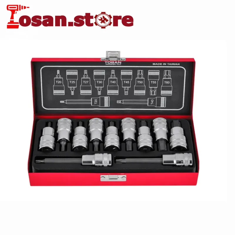 جعبه بکس ستاره‌ای 11 پارچه توسن درایو 1/2 مدل T1253-11T - توسن استور